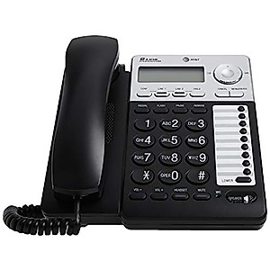 AT&T ML17929 2-Line Corded Telephone, Black