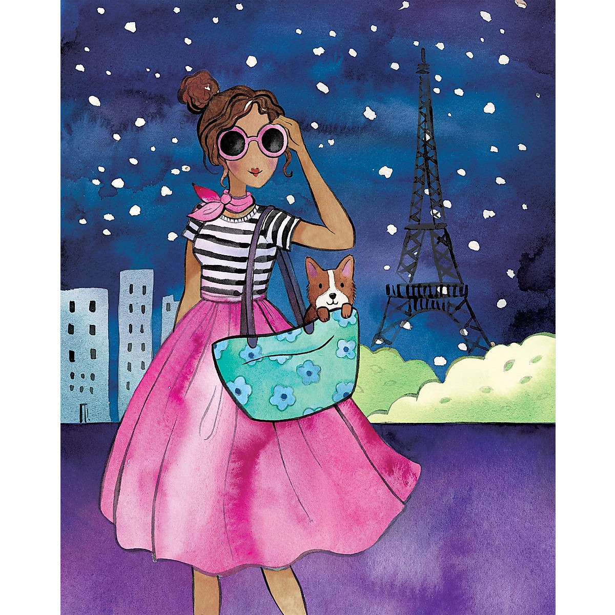 Klutz Watercolor Dreams Craft Kit, 11 Piece Set, Multicolor