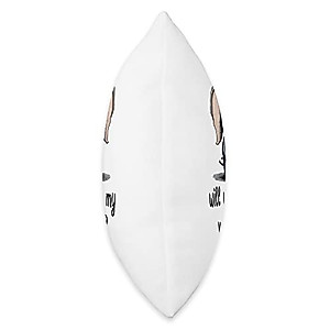 Will you be my Valentine Clothing Valentines Day Sweet Litte Elephant Throw Pillow, 16x16, Multicolor