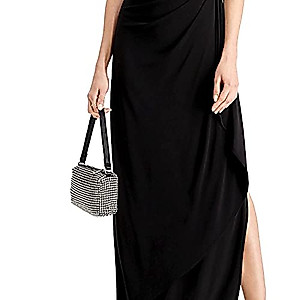 Eiyye Crystal Rhinestone Crossbody Bag Women's Evening Bag Rhinestone Black Shoulder Bag For Party Wedding Handbags