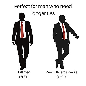 AUSKY 6PACK Mens Zipper Necktie,Regular Long Adjustable Pre Tied Clip on Easy Neck Tie for Men Formal Silk ties 3.15in Wide