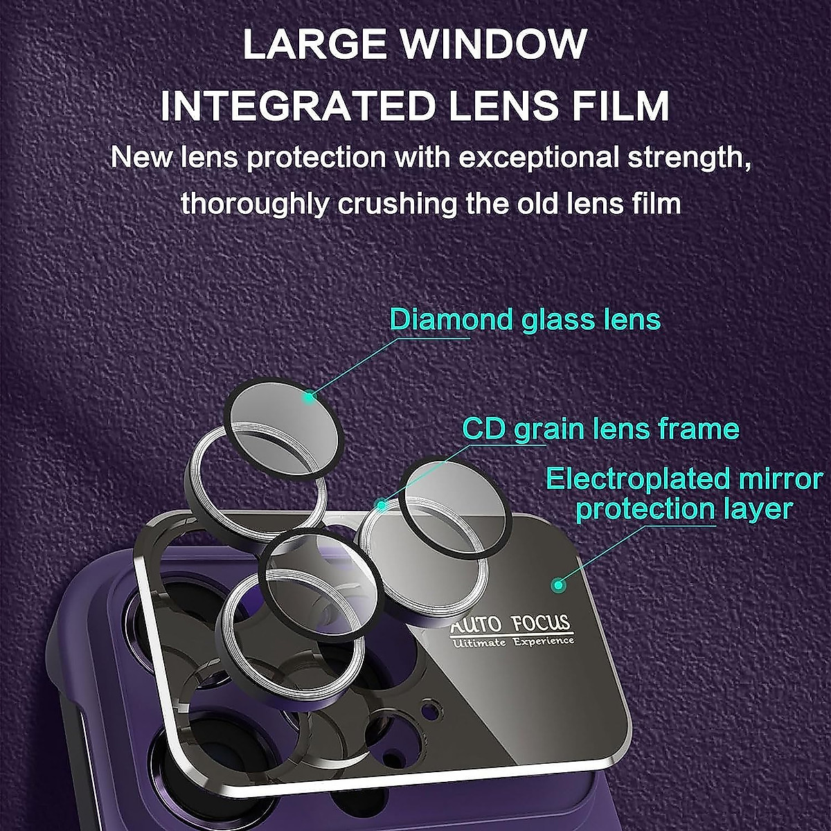 SARAYO Electroplating Heat Dissipation Phone Case for iPhone 14 13 12 Plus Pro Max,New Heat Dissipation Plating Fine Hole Protector Phone Case,Large Window Frameless Mobile Cover (12 pro max, Black)