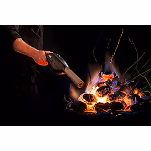BISON AIRLIGHTER 520, Cordless Fire Starter, Charcoal Starter and Lighter, Grill Starter, Campfire Starter, Butane Powered with Built-In Blower