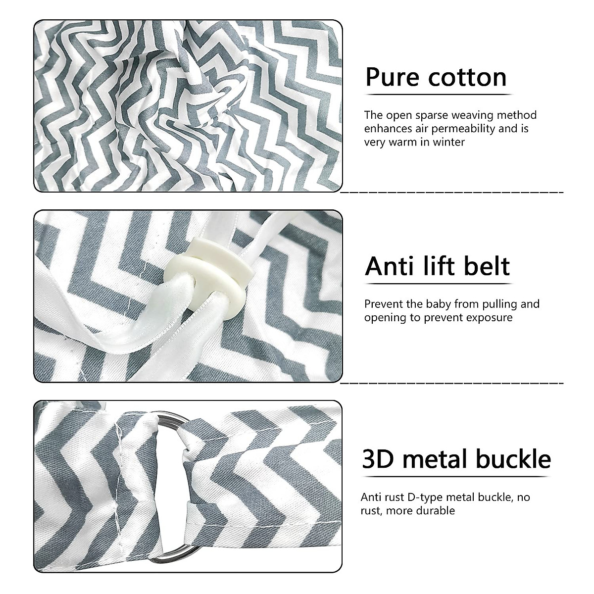 Nursing Cover, Breastfeeding Cover with Matching Pouch, Baby Car Seat Cover, Car Seat Canopy, Soft Breastfeeding Cotton for Baby with No See Through Cotton for Mother Nursing Apron for Breastfeeding