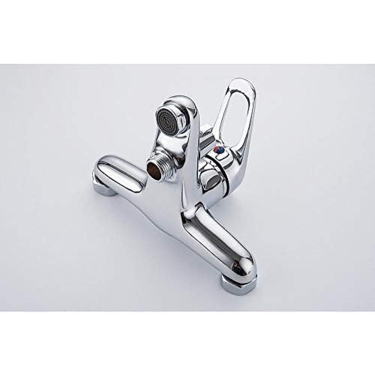 Kitchen Taps Bathtub Faucet Shower 1 Set Bathroom Fixture Chrome Plated Shower Faucet Bathtub Faucets Brass Head Outlet Pipe