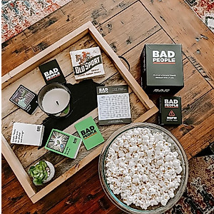 BAD PEOPLE Party Game + NSFW Expansion Set - Hilarious Adult Card Game for Fun Parties and Board Games Night with Your Group - Find Out What Your Friends Really Think of You