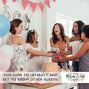 Your Main Event Prints Bridal Shower Games, Fun Activities, Kraft Minimalist Style - Guest Quest, He Said She Said, What's in Your Phone and Would She Rather