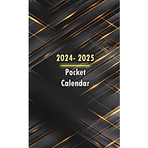 2024-2025 Pocket Calendar: Purse Size 4 x 6.5 - 2 Years Monthly Planner for Purse / from January 2024 to December 2025: each month/ 2 pages – ... Contacts, Pasword Log, Holiday ... and more
