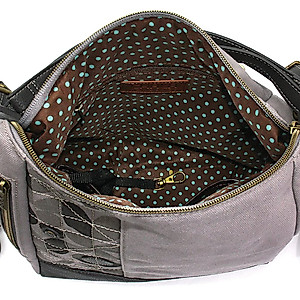 Retro Convertible Purse - Charms Daisy+HOPE - Gray