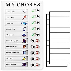 Chore Board for Adults Chore Chart for Kids Memo RV Checklist Elder Care Check Items Reminder Tool Form Good Habit