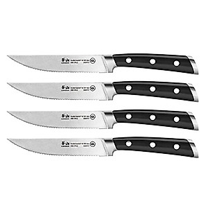 Cangshan TS Series 1020724 Swedish 14C28N Steel Forged 4-Piece Steak Knife Set