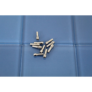 TEMO 10 pc Durable Shiny 1/8 Inch Rotary Tool Collet Bit #480 for Dremel Rotary Tools