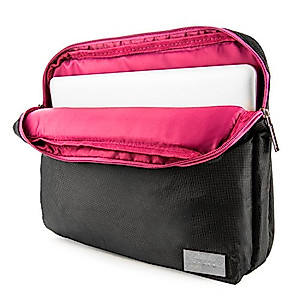 13-inch Slim Laptop Bag for HP ChromeBook, Elite, EliteBook, Envy, Stream, ProBook, Spectre, x360 (Pink)