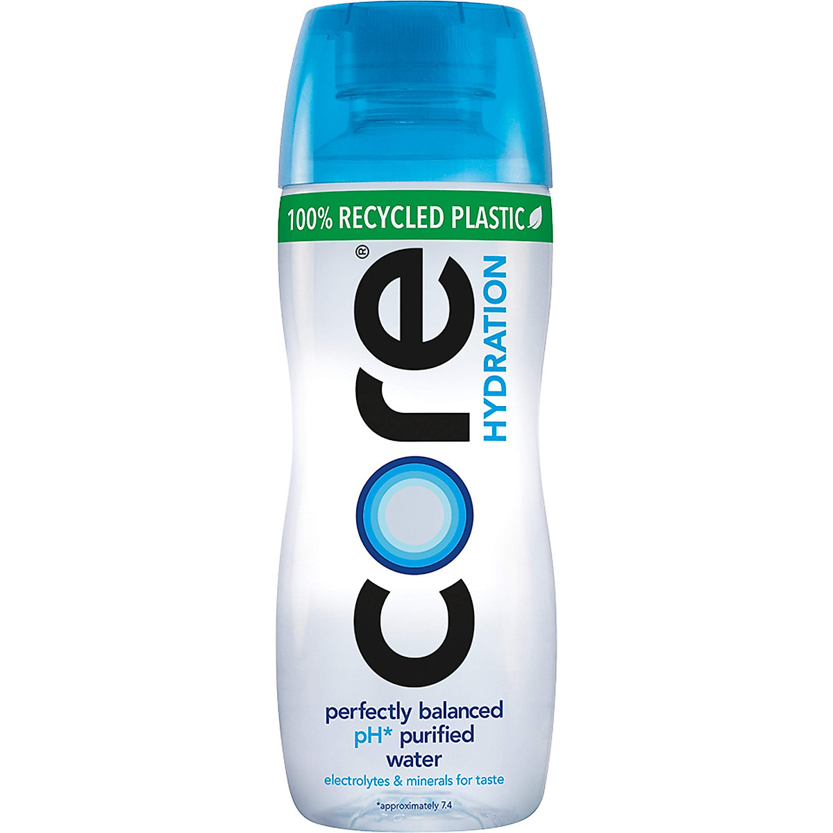 Core Hydration Perfectly Balanced Water, .5 L bottles, 24 Count (4 Packs of 6), USA Gymnastics Official Hydration Partner