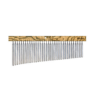 TreeWorks Chimes Complete Chime Set with Mounting Bracket and Bag — MADE IN U.S.A. — Large Single Row, Tennessee Hardwood (TRE35KIT)