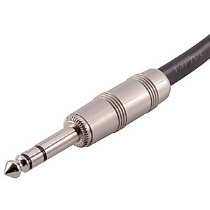 Seismic Audio 1 Foot TRS Male to Dual 1/4 Inch TS Y Splitter Cable-Interface Cord (SA-Y81)