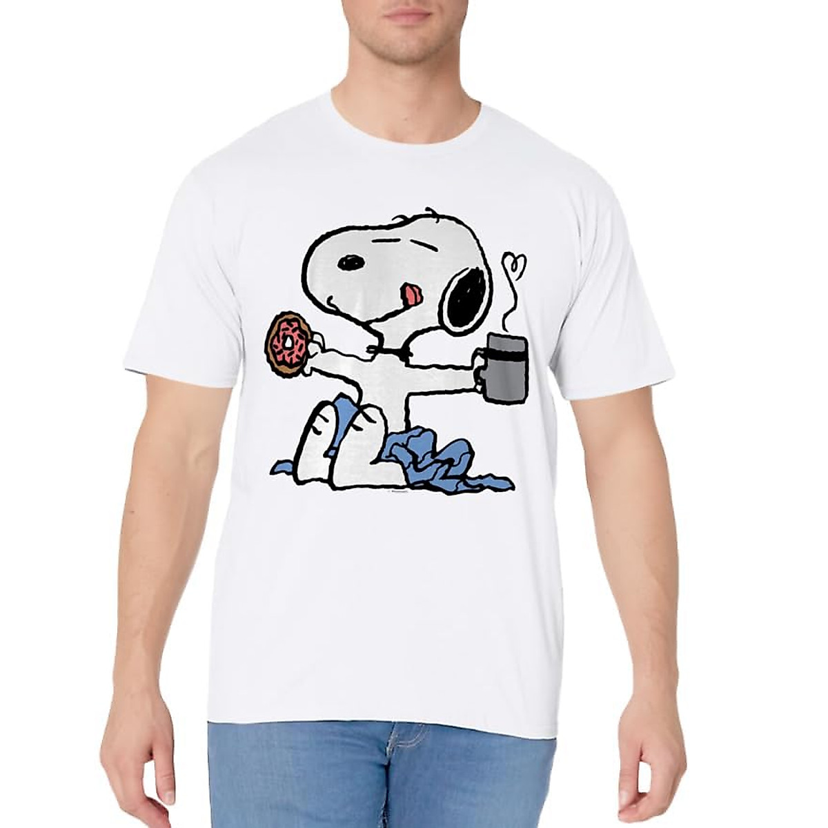 Peanuts - Donut Coffee Snoopy T-Shirt