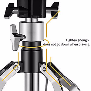 Donner Heavy Duty Drum Throne, Motorcycle Style Drum Seat, Widened Drum Chair with Upgraded Materials, Height Adjustable Padded Stool, Double Braced