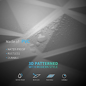 Art3d Decorative 3D Wall Panels in Diamond Design, 12"x12" Matt White (33 Pack)