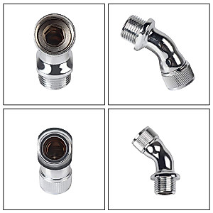 KWODE Elbow Adapter for Shower Head Replacement parts Angle Male to Female Adapter