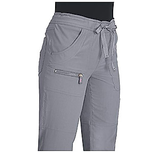 KOI 721 Women's Peace Pant (Platinum Grey, Large)