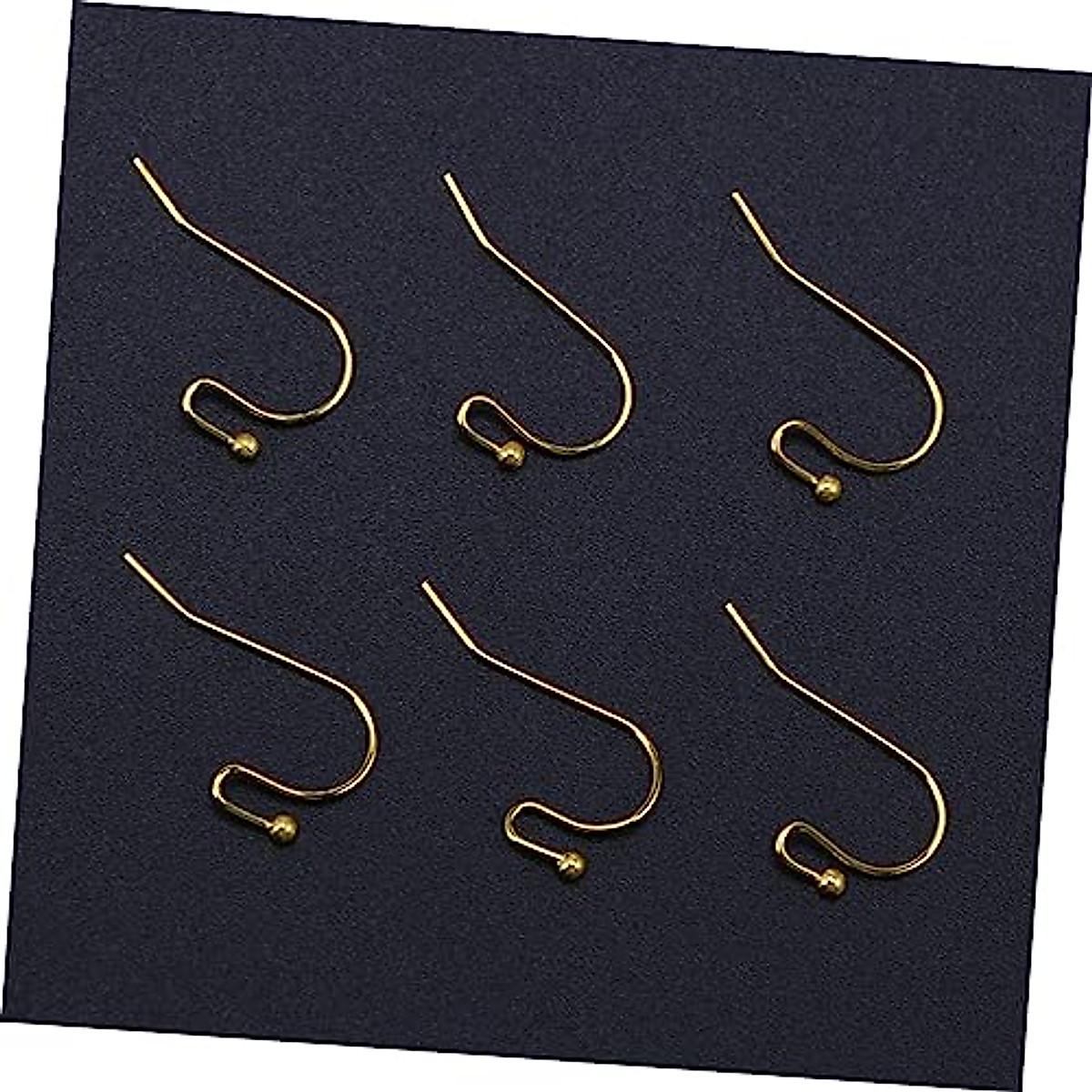 TEHAUX 200pc Earring Wire Hooks for Jewelry Making DIY Earrings Kit Beaded Studs Ear Hooks for Earrings Ear Plug Jewelry Accessories