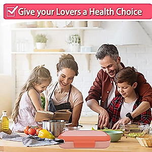 Lunch Box Kids，Bento Box Adult Lunch Box Kid, Ponydash Lunch Containers for Kids with Ice Pack / 5 Compartments / Insulated Soft-Sided Lunchbag- Keeping Cool for 4-5 Hours, for Kids / Adult / Men