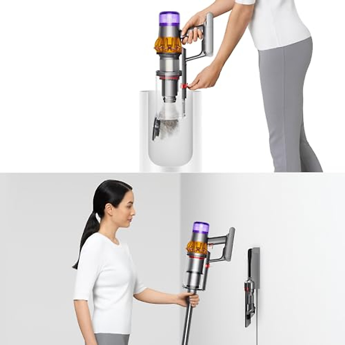 Dyson V15s Detect Submarine​, Bagless, Yellow/Nickel