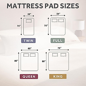 Sunbeam Electric Restful Heated Mattress Pad, 12 Heat Settings, 12-Hour Selectable Auto Shut-Off, Fast Heating, Warming Bed, Soft Cozy Fabric, Queen, 60" x 80"