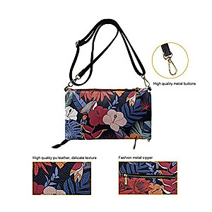 doginthehole Paw Print Shoulder Bags for Women Trendy Handbag Colorful Crossbody Bag Leather Purse Tote Wallet for Casual Travel Outdoor