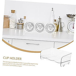 Homoyoyo Portable Seal Machine Can Drink Storage Rack Portable Mini Sealing Machine Beverage Can Heat Sealer Can Holder Drink Dispenser Cup Holder Organizer Plastic Vacuum Refrigerator