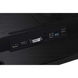 SAMSUNG FT650 Series 24-Inch FHD 1080p Computer Monitor, 75Hz, IPS Panel, HDMI, USB Hub, Height Adjustable Stand, 3 Yr WRNTY (LF24T650FYNXGO)