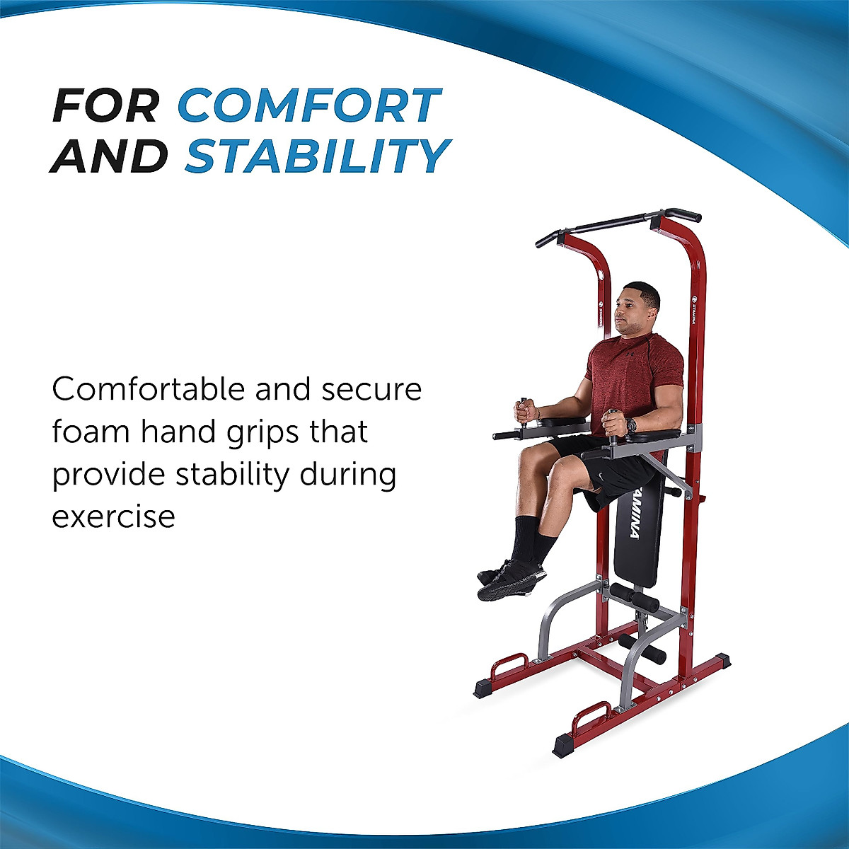 Stamina Products 735 Freestanding Adjustable Full Body Power Tower and Bench