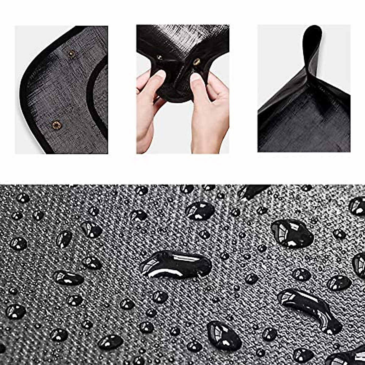 BIUWING 2PCS 39.4" x 39.4" Large Plant Repotting Mat Waterproof Transplanting Mat Indoor Plant Potting Mat Portable Gardening Mat Foldable Garden mat