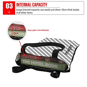 HUGS IDEA Women's Linen Tote Basg Cute Dachshund Canvas Totes Handbag Eco-friendly Shopping Shoulder Bag