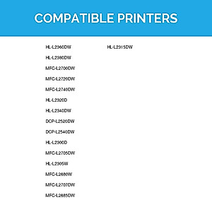 LD Compatible Toner Cartridge Replacement for Brother TN660 TN-660 TN 660 TN630 High Yield use in HL-L2380DW HL-L2300D DCP-L2540DW L2540DW MFC-L2700DW MFC-L2685DW MFCL2700DW (Black)