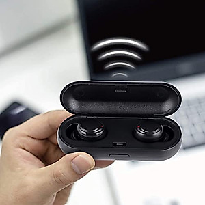 atune analog Wireless Earbuds, Bluetooth 5.0 with USB Charging Case, Comfortable Wear Easy Setup Pair, True Wireless Earbuds 33FT Built-in Mic Call For iPhone Android Phones