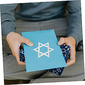 NOLITOY Party Table Decor 150 Pcs Hanukkah Decoration Accessories Christmas Non-woven Fabric Star Sequins