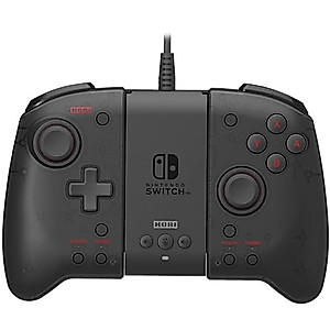 HORI Split Pad Pro Attachment Set - Ergonomic Controller for Handheld Mode & Wired Controller - Officially Licensed By Nintendo - Nintendo Switch;