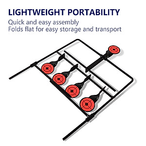 Highwild Air Gun Pellet BB Gun Resetting Target, Rated for .20/.177 Caliber