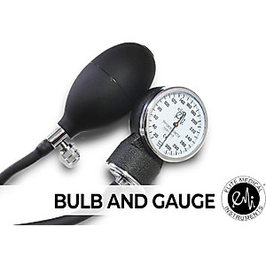 EMI Deluxe Aneroid Sphygmomanometer Manual Blood Pressure Monitor Adult Cuff Set with Case - #217 (Pink)