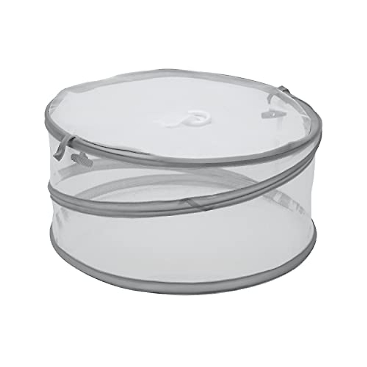 Kitchen Details, Multi Sized Set 3 Pack Pop Up Food Cover Protector Screens | Collapsible | Outdoor Picnic | Outside Party and BBQ Essential | Reusable | Keep Out Bugs, Grey