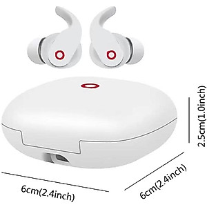 MEGCCR Bluetooth 5.2 High-Fidelity Wireless Earbuds Noise-Cancelling Binaural Stereo Surround Sound HD Sound Quality Touch-Controlled Immersive Premium Audio Earbuds for Sports/Office Use (White)