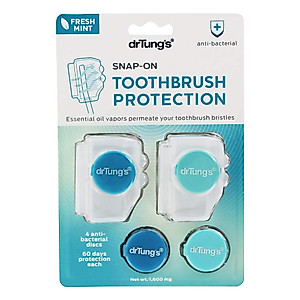 DR. TUNG'S TBRUSH SANITIZER,SNAP-ON, 6/2 PK