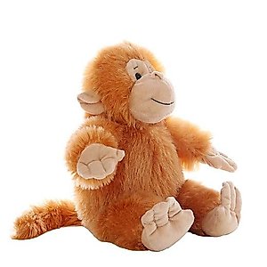 Cheeky Monkey Plush Toy Soft 8 Inch Stuffed Animal Monkey Cuddly Small Plush Toy for Kids Great Gift for Monkey Lovers Realistic Stuffed Monkey Plush for Play and Snuggling