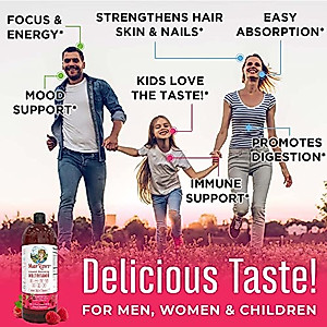 Kids Multivitamin Gummies & Liquid Morning Multivitamin Bundle by MaryRuth's | Immune Support | Vitamin A, B, C, D3, E & Amino Acids | Vitamins for Digestion, Focus & Energy Support.