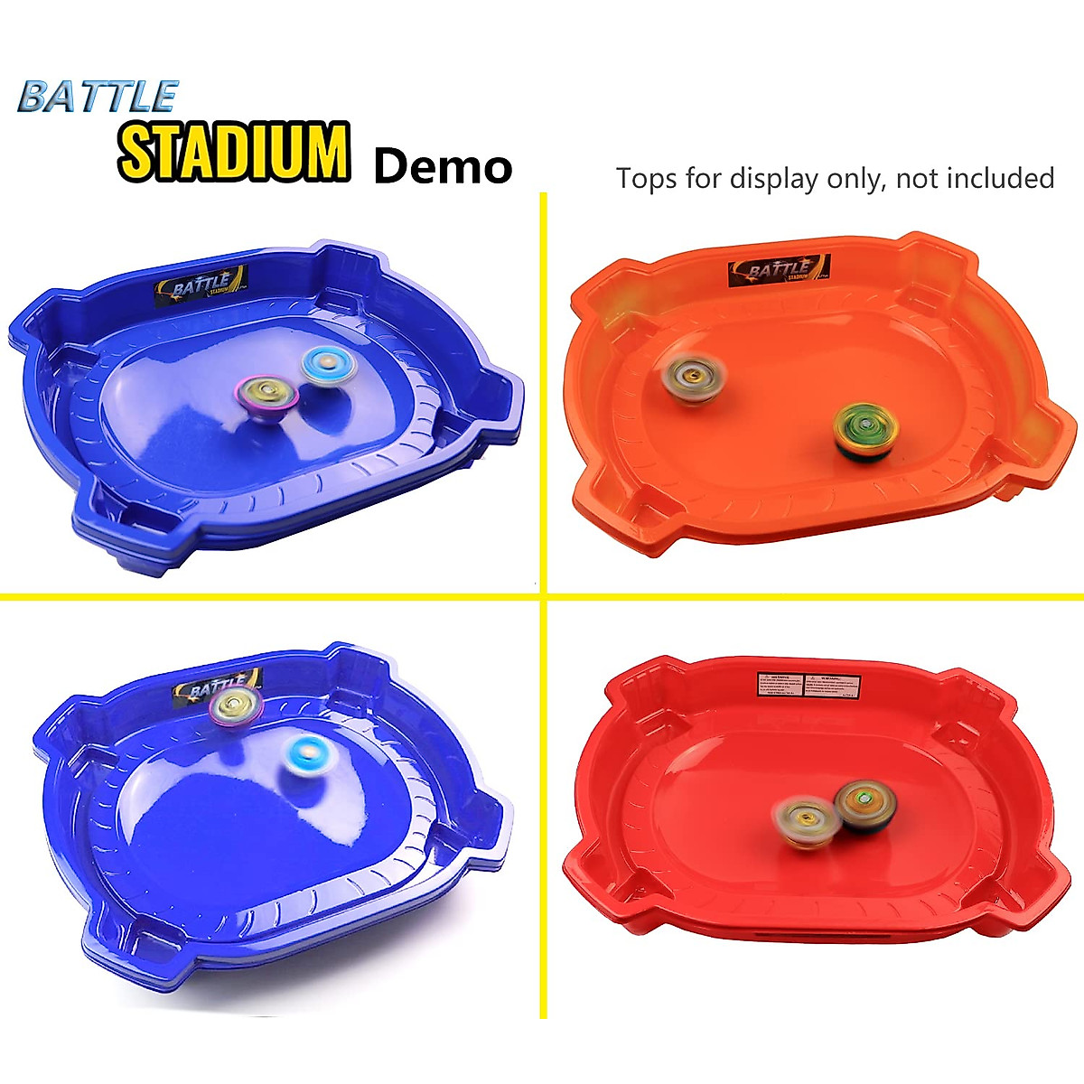 Aimoly Stadium Battle Arena for Beyblade Burst Battling Tops Game (Blue2)