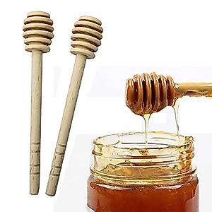 Wood Honey Spoon Stir Bar for Honey Jar Supplies Long Handle Mixing Stick Jam Coffee Stir Bar Good Service
