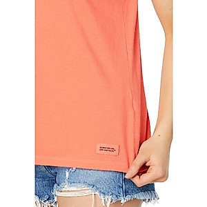 Life is Good Wild at Heart Short Sleeve Crush™ Tee Mango Orange MD (US 8-10)