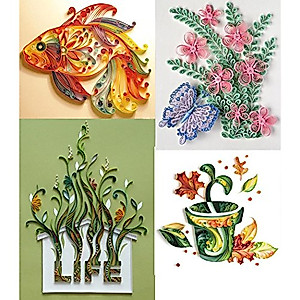 Yeooyoor 1030 sheets Origami Stars Papers Package DIY Paper - 27 Colors